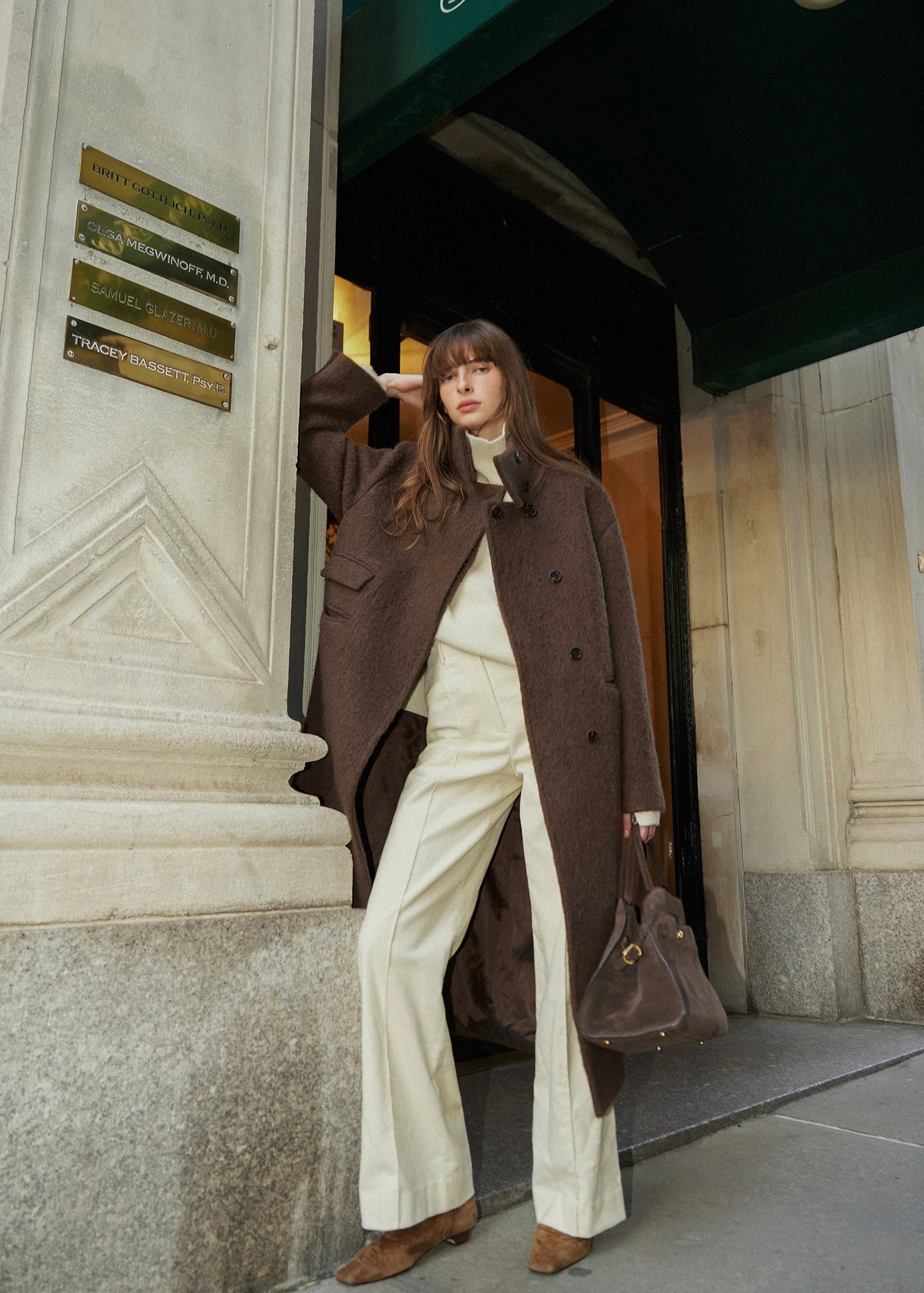 ELBORN | Kayla Alpaca Long Coat (Brown) – YEAR END